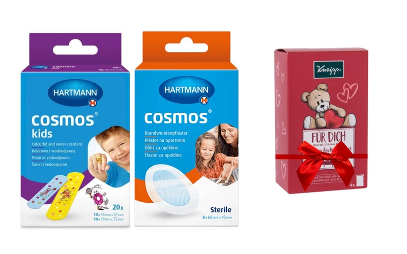 Plastry Cosmos Kids (2 rozmiary) 20 sztuk Plaster dla dziecka + Plastry ...