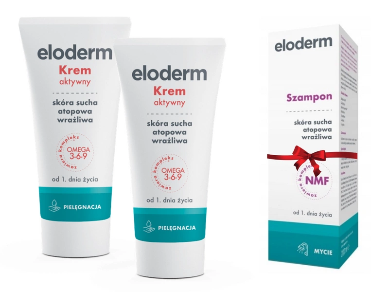 ELODERM Krem aktywny od 1. dnia życia skóra sucha atopowa wrażliwa ...