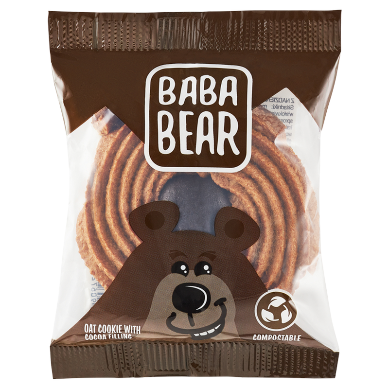 Baba Bear Ciastko owsiane z nadzieniem o smaku kakaowym 50 g ...