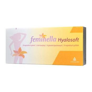 Feminella Hyalosoft globulki dopochwowe 10szt - apteczkadziecka.pl